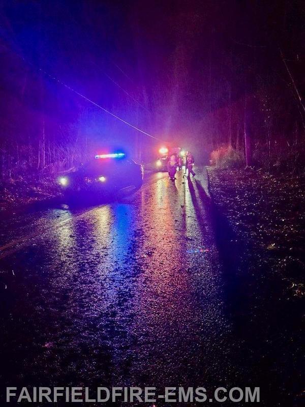 Car Accident on Cold Springs Road - Fairfield Fire & EMS