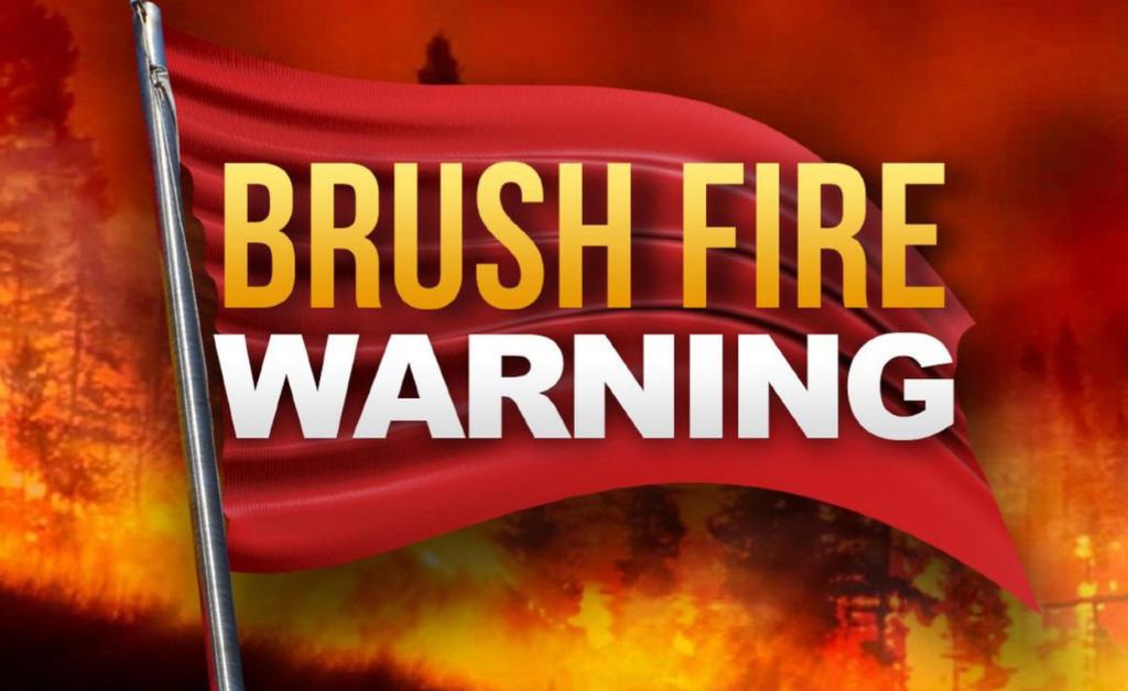 Brush Fire Warning - No Outside Burning - Fairfield Fire & EMS