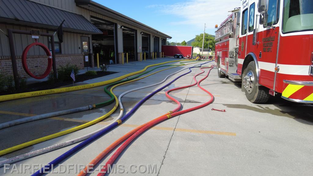 Annual Testing of Engine Pump Capacity and Hoses - Fairfield Fire & EMS