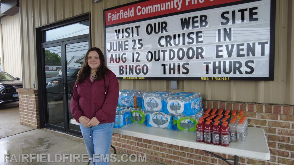 Hydration Drive a big success!! We Thank You!! - Fairfield Fire & EMS