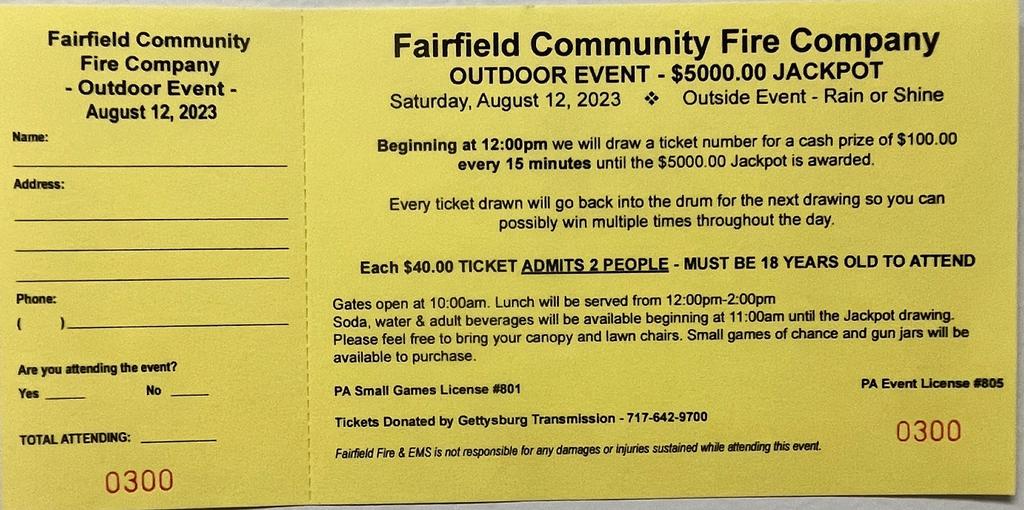 88 Days From Today Fairfield Fire EMS